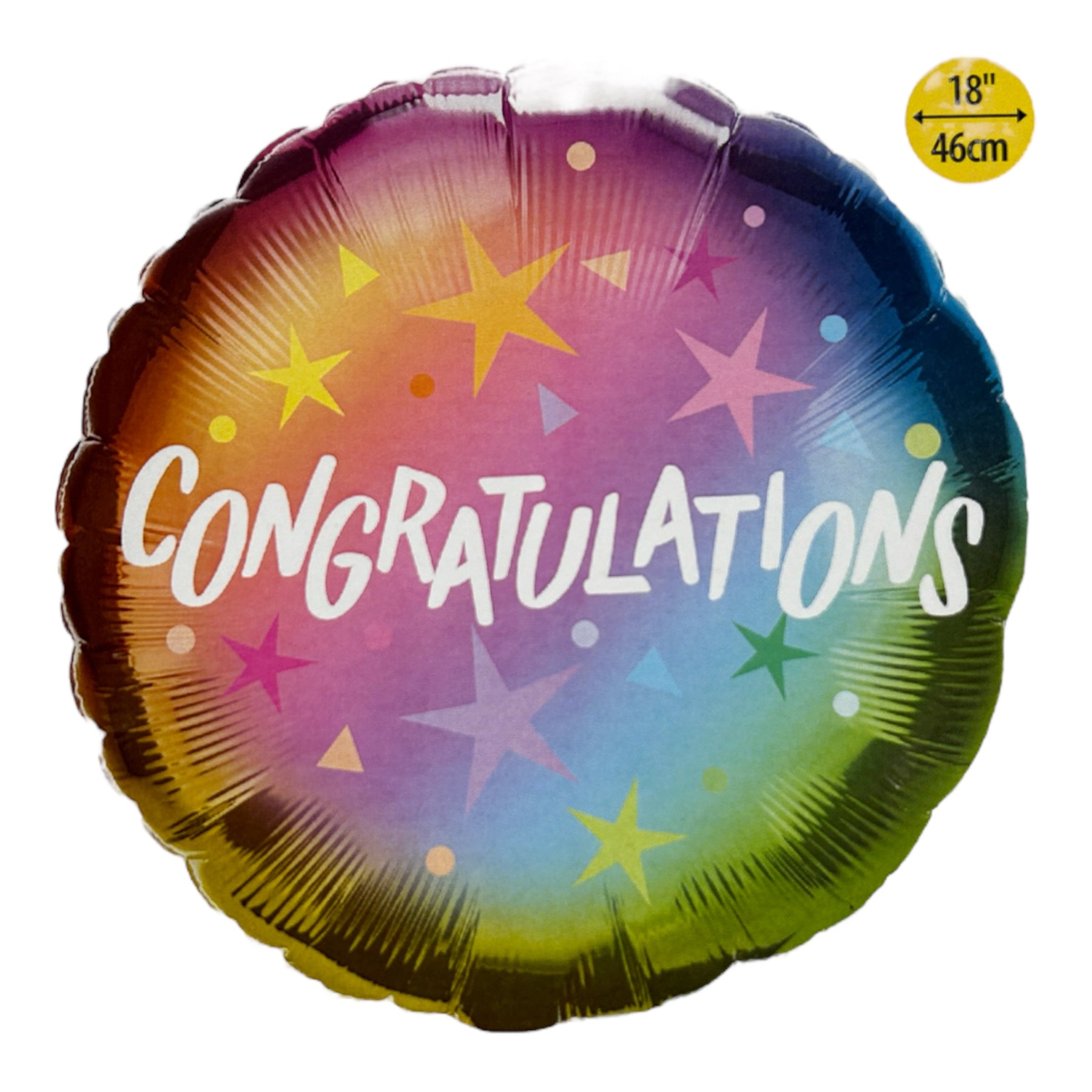 18" Congratulations STARS - Balloon | FLORAMOMENTS.SG Express Delivery