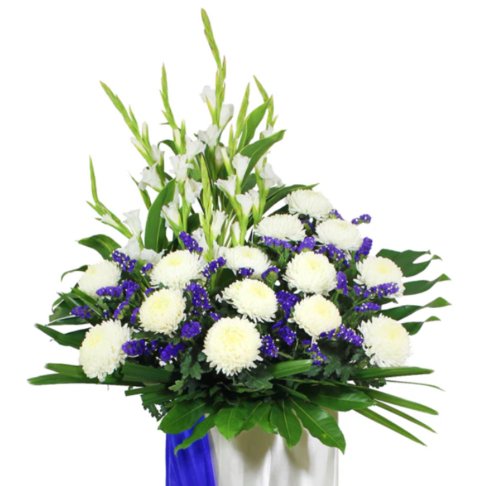 Remembrance - Condolences Flower Stand | FLORAMOMENTS.SG Express Delivery